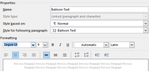 Microsoft Word: Change the Font Face and Size in Comments
