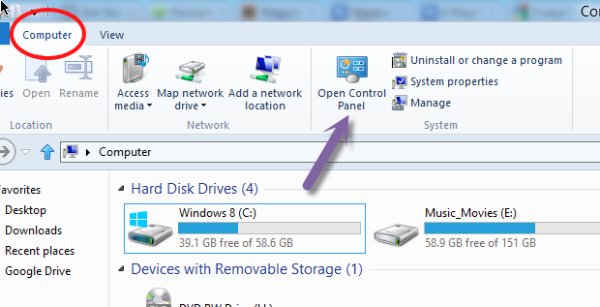 Windows 8: Four Ways to Access Classic Control Panel