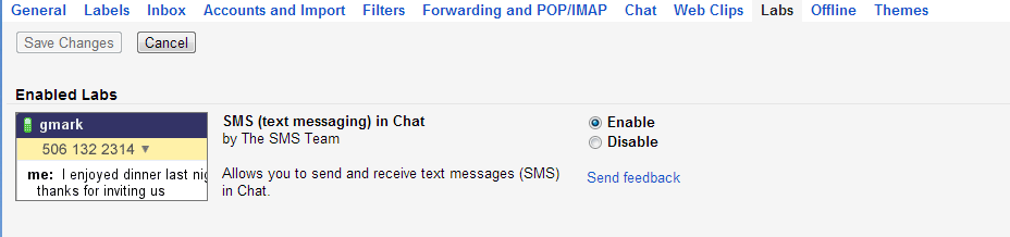 Customize Gmail with Labs Features