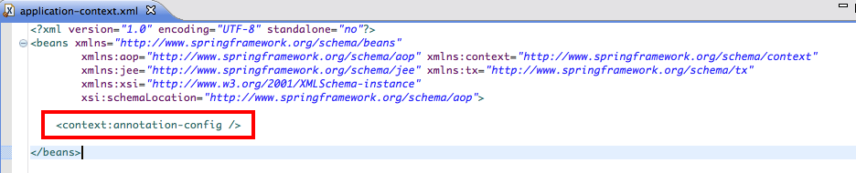 Configure Spring Project to Use Annotations