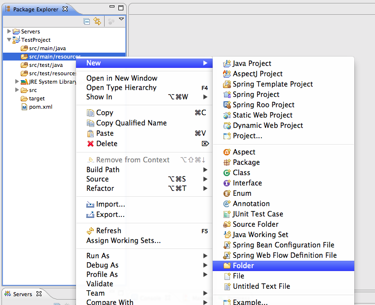 Basic Configuration Of Spring Application Contextxml File In Eclipse With Maven