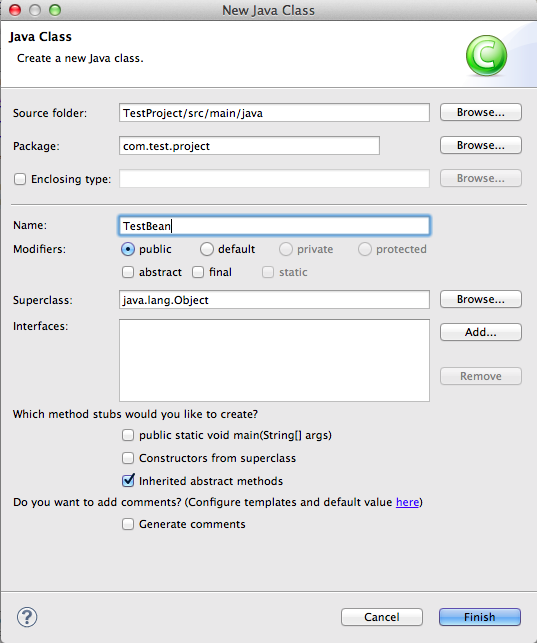 Configure Spring Project to Use Annotations