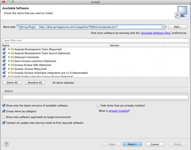 How to Install Spring Plugin in Eclipse
