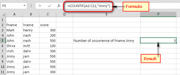 How To Count In Excel Names Haiper