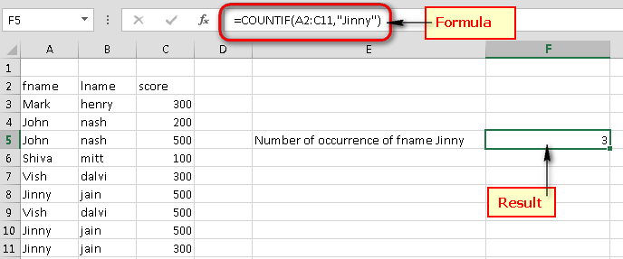 Excel Counting The Number Of Occurrences Of A Text String In A Range Catalog Library 9773