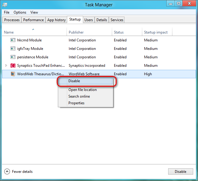 Windows 8: How to Disable Startup Programs to Speed Up Windows