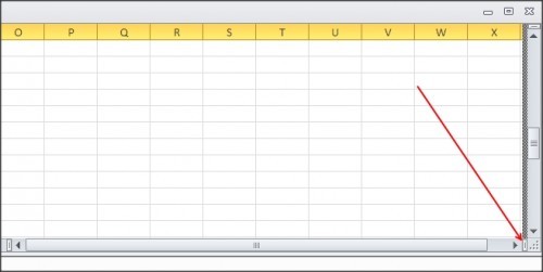 Excel Use Synchronous Scrolling And Split Multiple Columnrows In Verticalhorizontal View