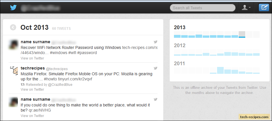 Twitter: Back Up Your Tweets with Your Official Twitter Archive