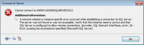 SQL Server: Browser Service Started and Then Stopped