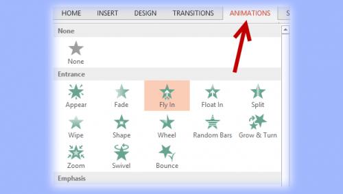 PowerPoint: Change Animation Direction