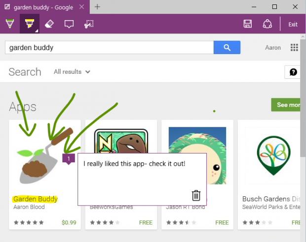 How to Annotate Webpages with Microsoft Edge