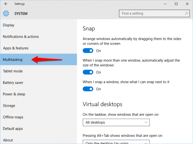 Windows 10: Multitasking with Snap