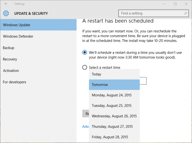 How to Schedule Windows 10 Updates