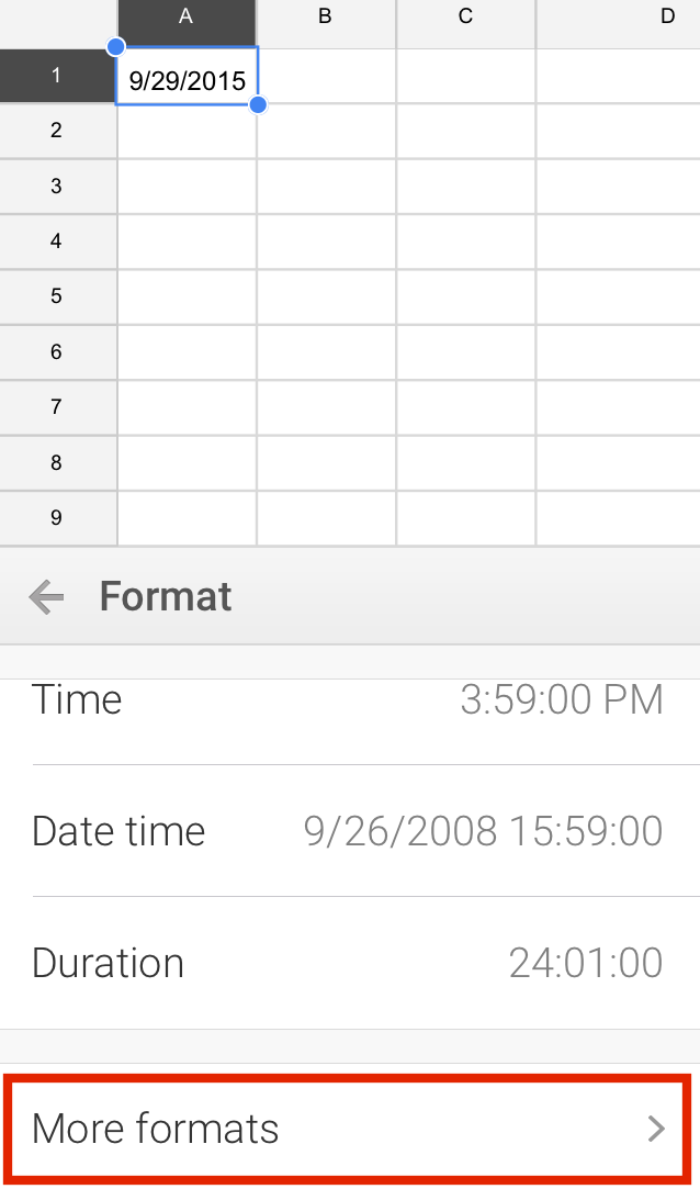 How To Format Dates In Google Sheets Mobile