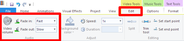 How To Add A Fade Effect In Windows Movie Maker