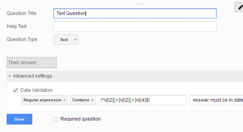 What are Regular Expressions in Google Forms?