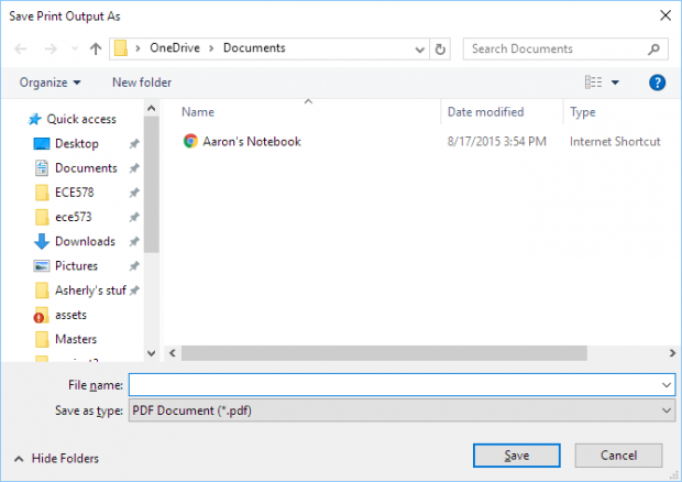 How to Print to PDF in Windows 10