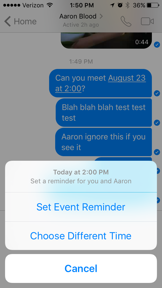 How to Set Reminders in Facebook Messenger