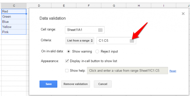 How to Create a Drop Down List in Google Sheets