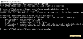 SQL Server: Table Schema Documentation Using DB>Doc