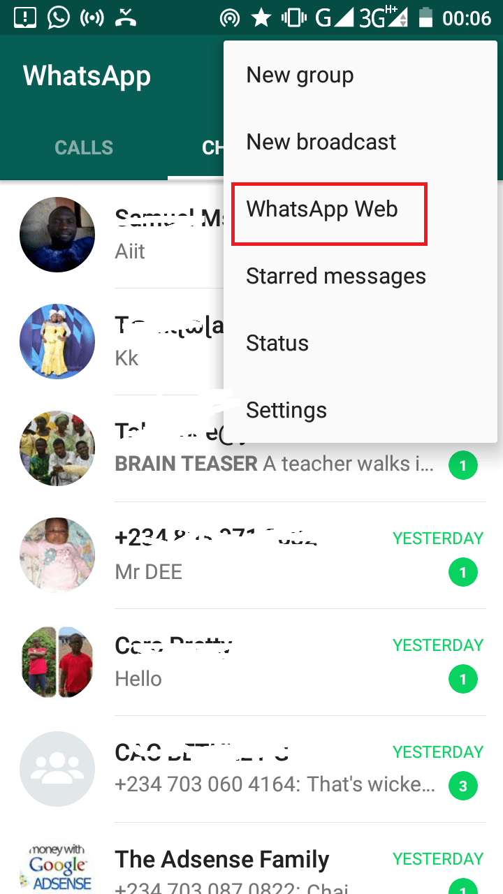 How to open whatsapp web in android phone - smsops