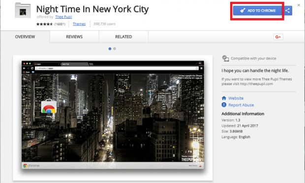 How To Change Google Chrome Background | New Look