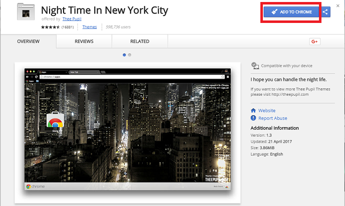 How To Change Google Chrome Background | New Look