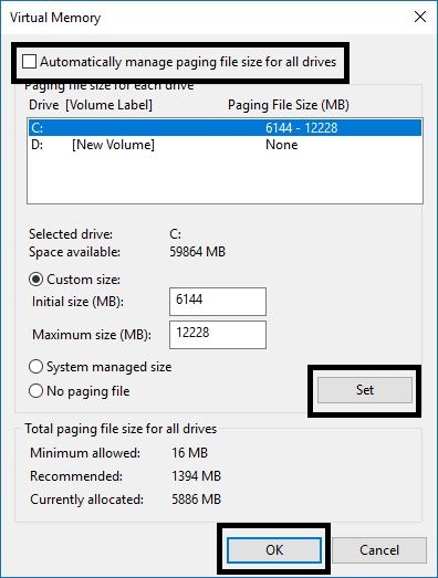 How to manage virtual memory on Windows 10