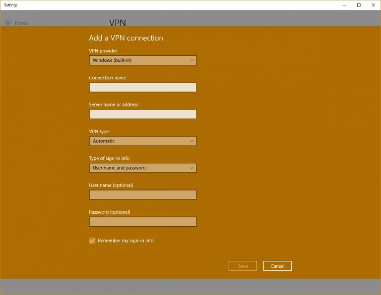 How to set up VPN on Windows 10