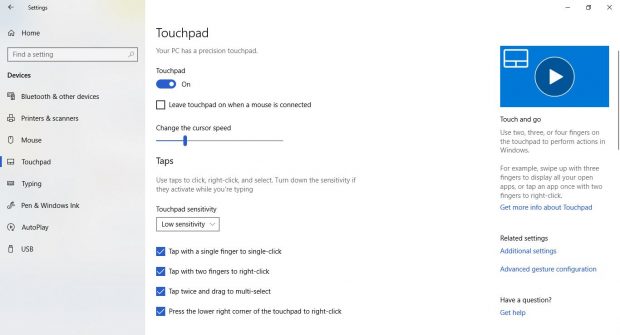 How to install Precision Touchpad Drivers on Windows 10