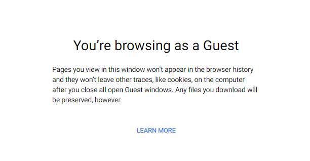 How to Enable Guest Browsing in Google Chrome