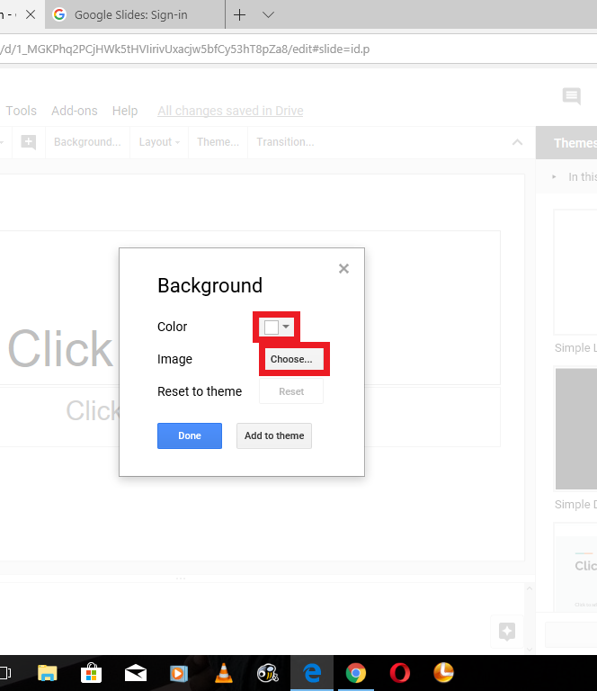 How To Change Background On Google Slide