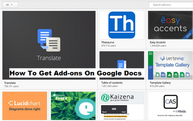 How To Get Add-ons On Google Docs