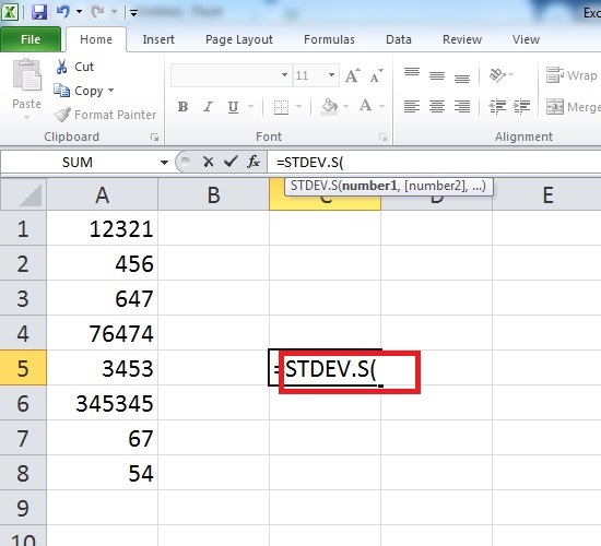 How to Calculate Standard Deviation in Excel [STDEV.S Formula]
