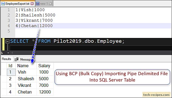 How To Use Bcp Utility In Sql Server