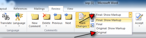 How To Hide Comments In Word Remove Track Changes 