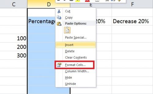 How To Calculate Percentage In Excel Shortcut For Change 