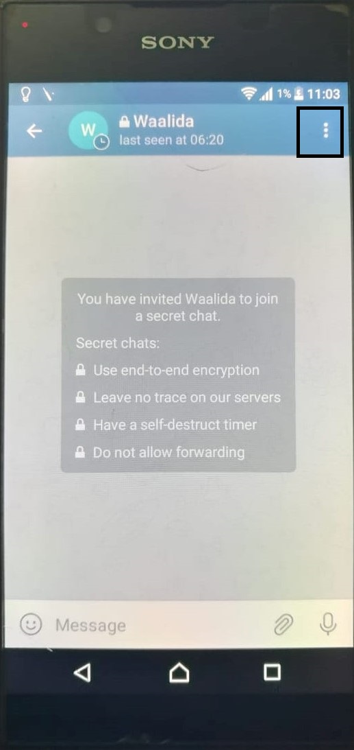 How to Start a Secret Chat on Telegram-Encryption & Self Destruct Timer