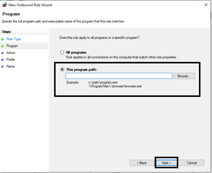 How to Block an Application from Accessing the Internet in Windows 10