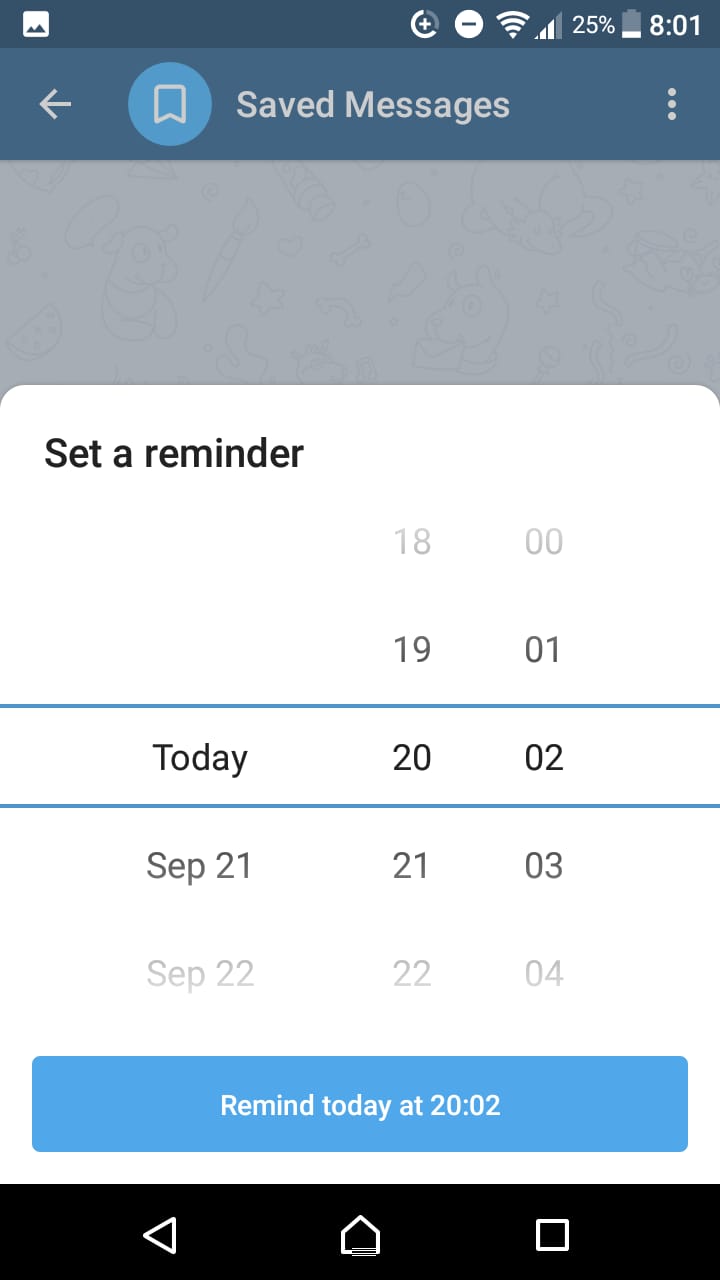 How to Save Unlimited Messages and Set Reminders on Telegram