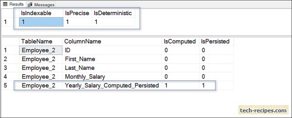 How To Index Computed Column In SQL Server