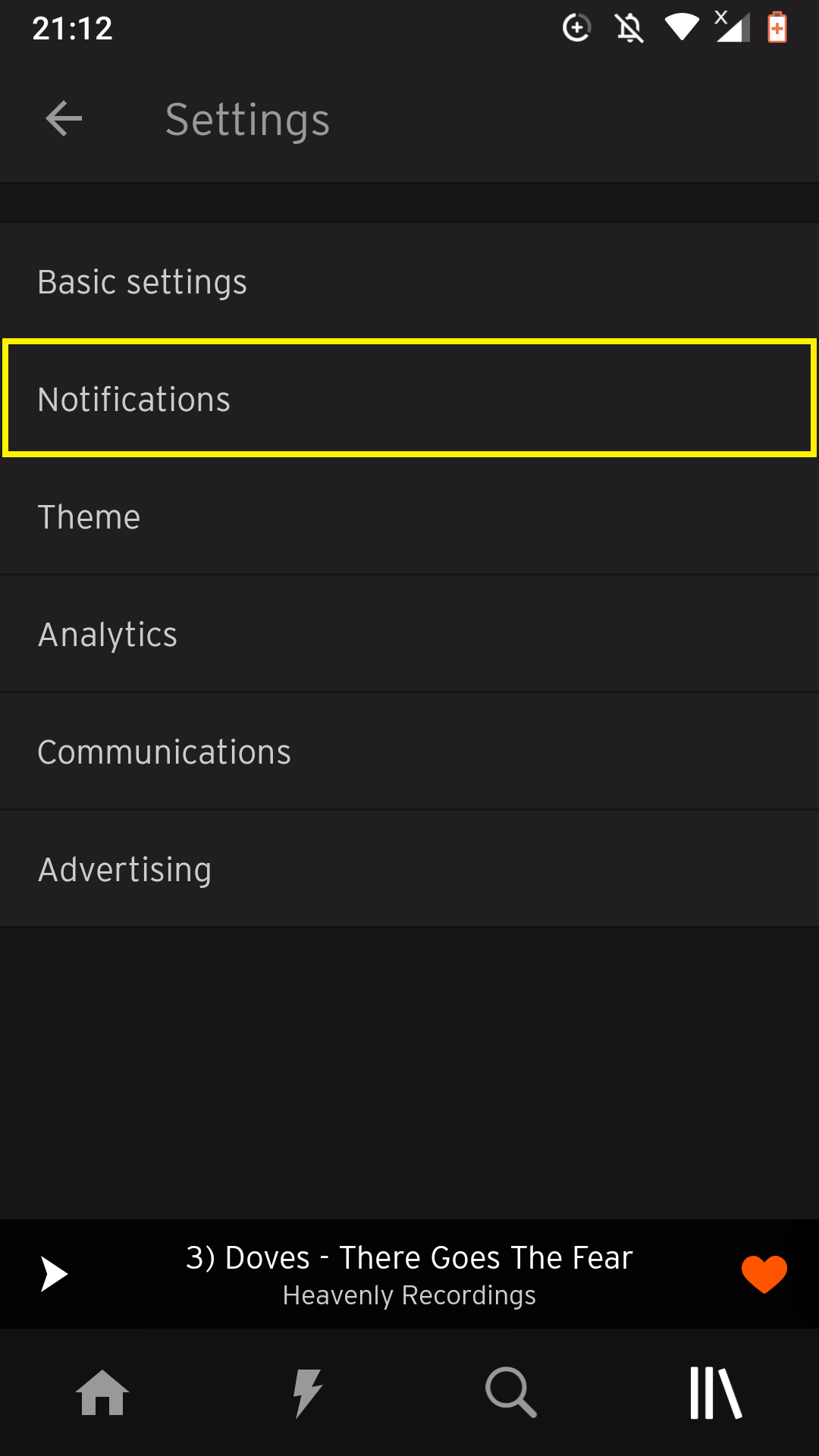 How to Turn Notifications On/Off on Soundcloud via Android App
