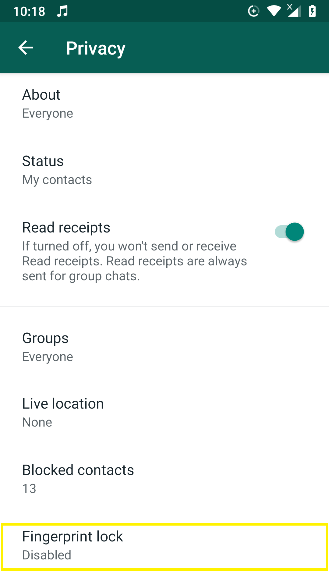 How to Enable Fingerprint Lock in WhatsApp for Android