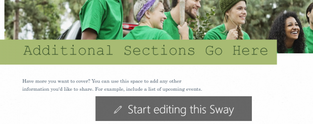 How To Write A Newsletter Using Microsoft Sway Tech Recipes 4742
