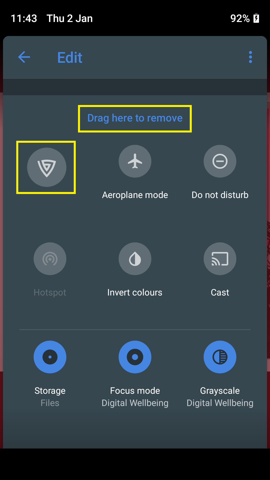 How to Customize Tiles Bar in Android