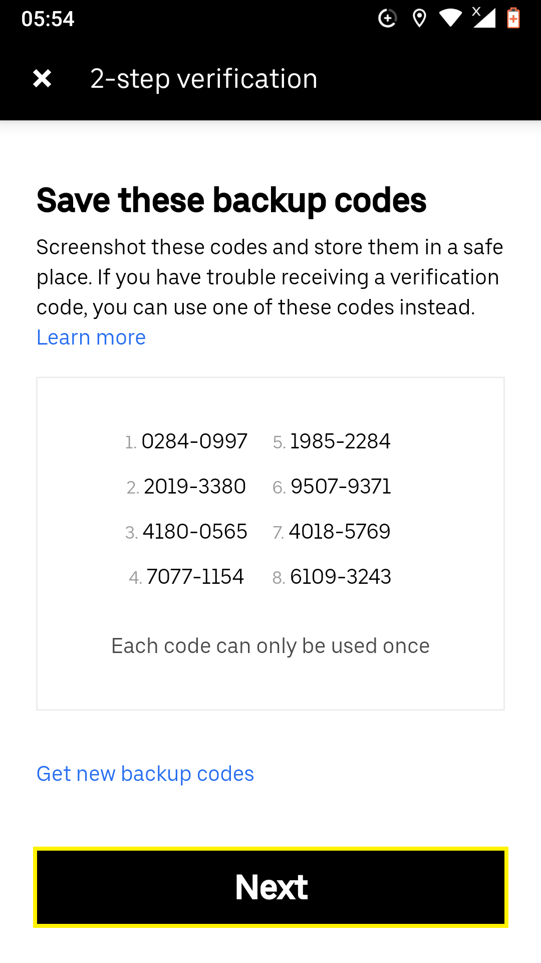 How to Set up 2-Step Verification on Uber for Android
