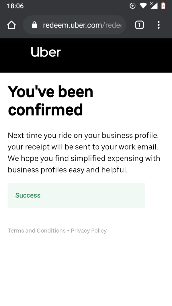 How to Set up A Business Profile on Uber (Android)