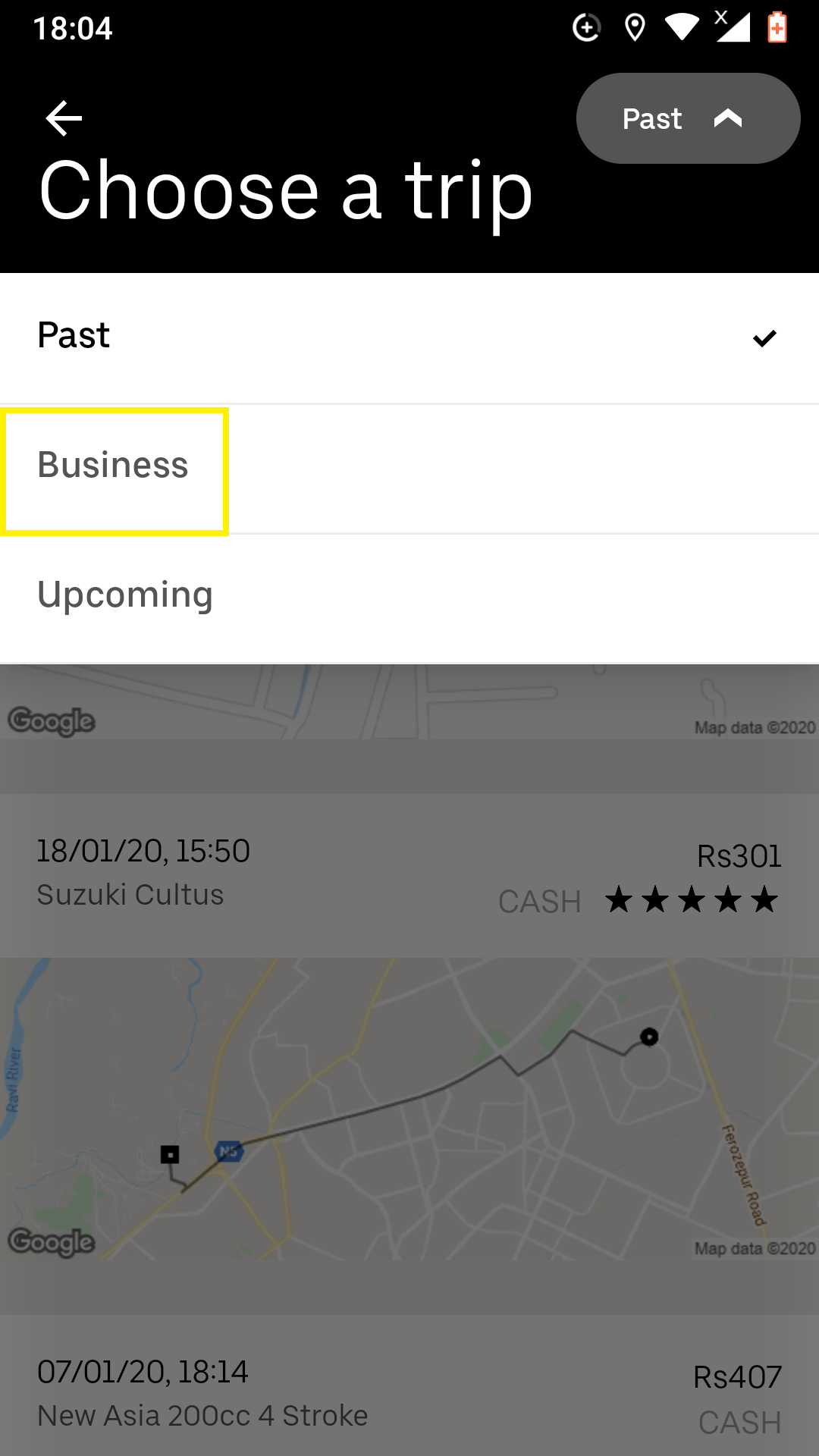 How to Set up A Business Profile on Uber (Android)
