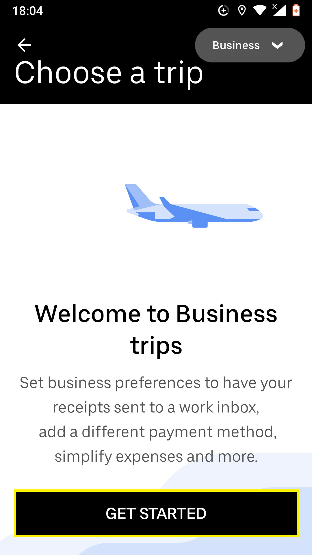 How to Set up A Business Profile on Uber (Android)