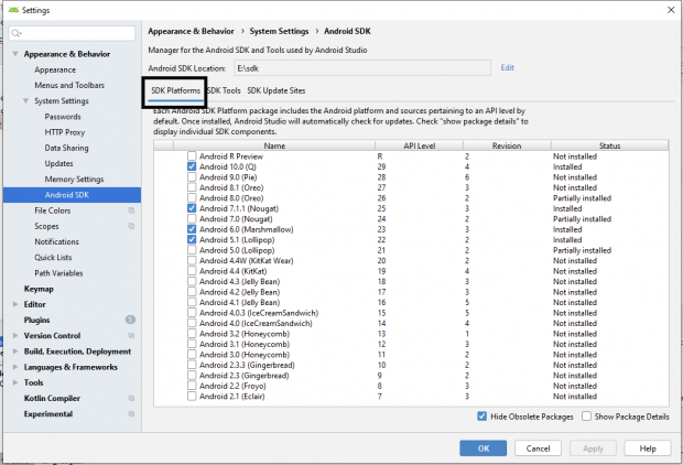 How to Download SDK Tools for Android Studio